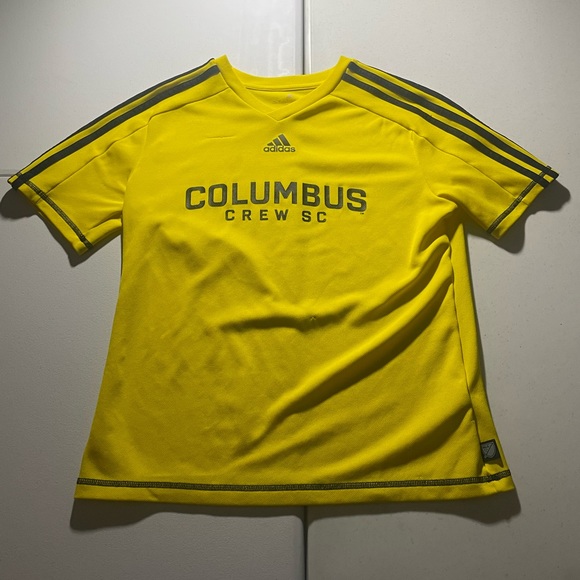 adidas | Shirts | Columbus Crew Yellow Home Jersey | Poshmark
